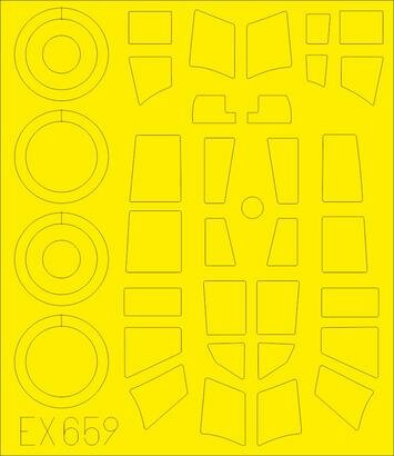 EX659 Eduard Набор масок для Do 217N-1 (ICM) 1/48