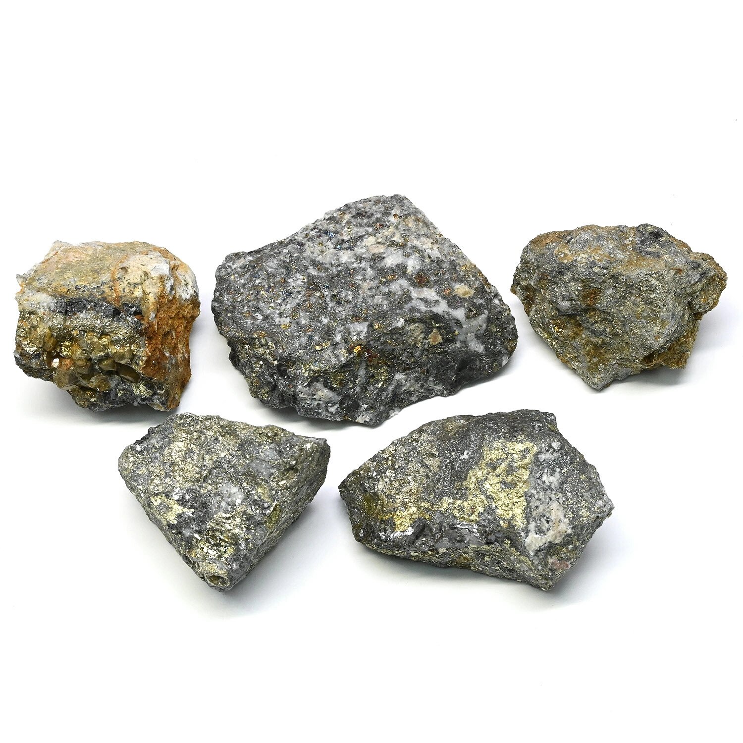 Халькопирит в породе 35*30*24мм, 30-39г .