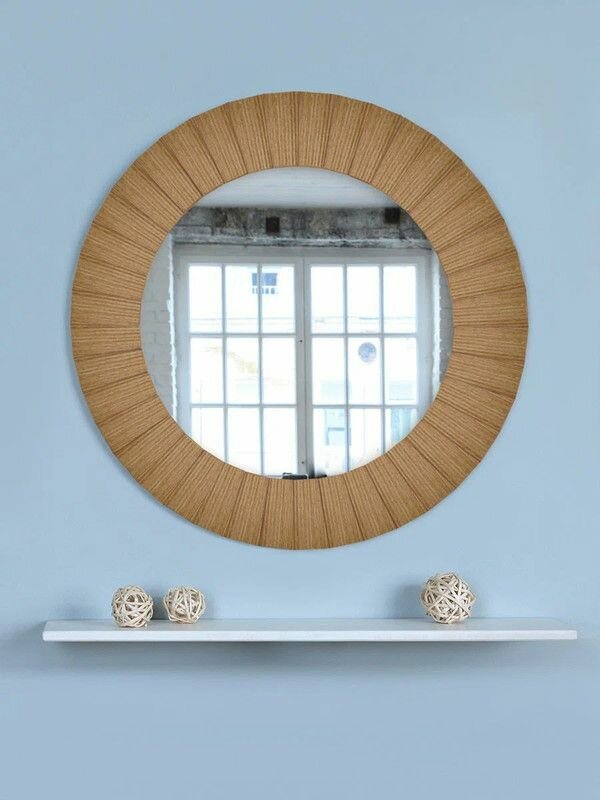 Зеркало настенное MYSUNNYHOME, широкое, 94 см, золотой клён