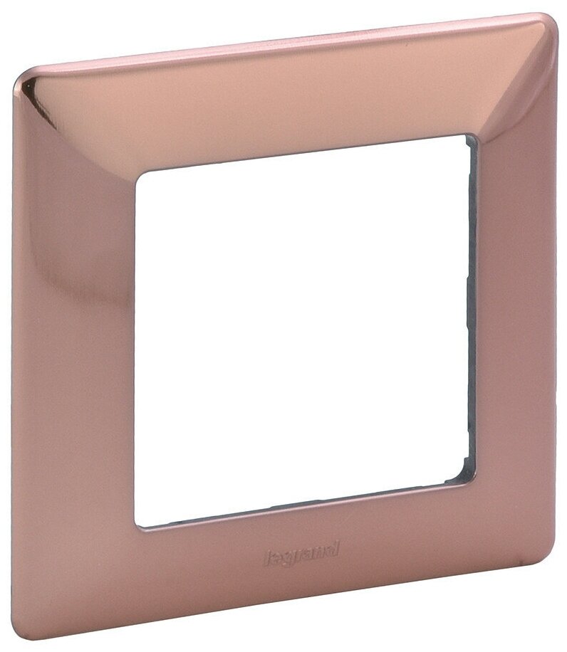 Рамка 1 м Valena LIFE медь встроенный монтаж (Legrand), арт. 754161