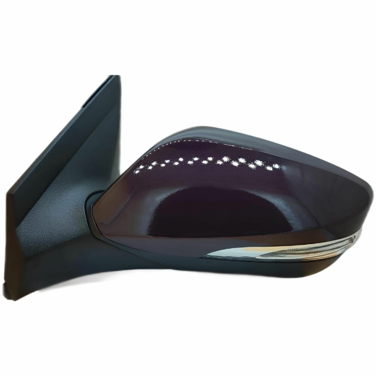 Hyundai Solaris, фиолетовое (PXA)6-контактное левое зеркало электрическое с подогревом и повторителем в цвет кузова на автомобиль ( Хендай Солярис ) 2011-2017