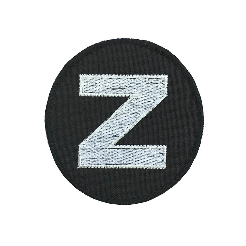 Шеврон Z круглый 8,7 см цвет черный 748363