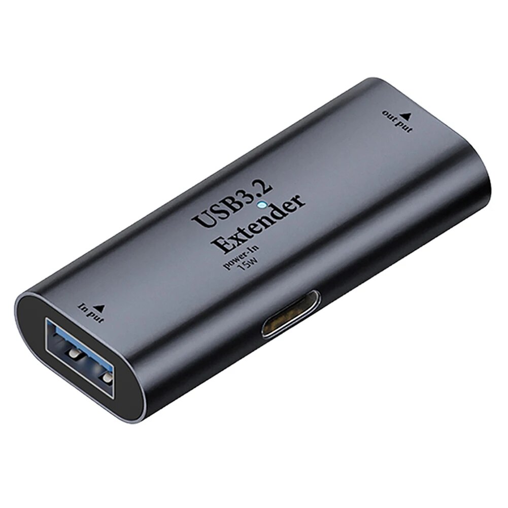 Усилитель сигнала USB 3.2 PD15W, удлинитель передачи 10 м, 5 Гбит/с, высокоскоростная передача для сканеров камеры телефона, ноутбука