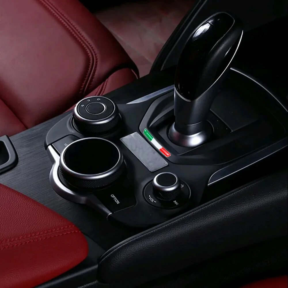 1 шт, наклейка на панель переключения передач автомобиля, аксессуары для стайлинга интерьера автомобиля, универсальные 3D декоративные наклейки с национальным флагом Италии