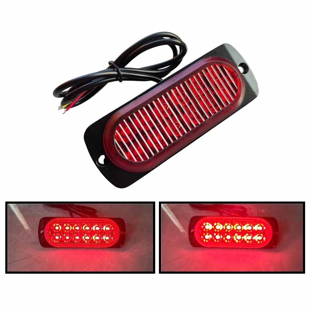 1 шт. дополнительный стоп-сигнал для автомобилей 12 В 24 В задний стоп-сигнал мотоцикла светодиодный фонарь для автофургона, каравана, прицепа, третий задний фонарь