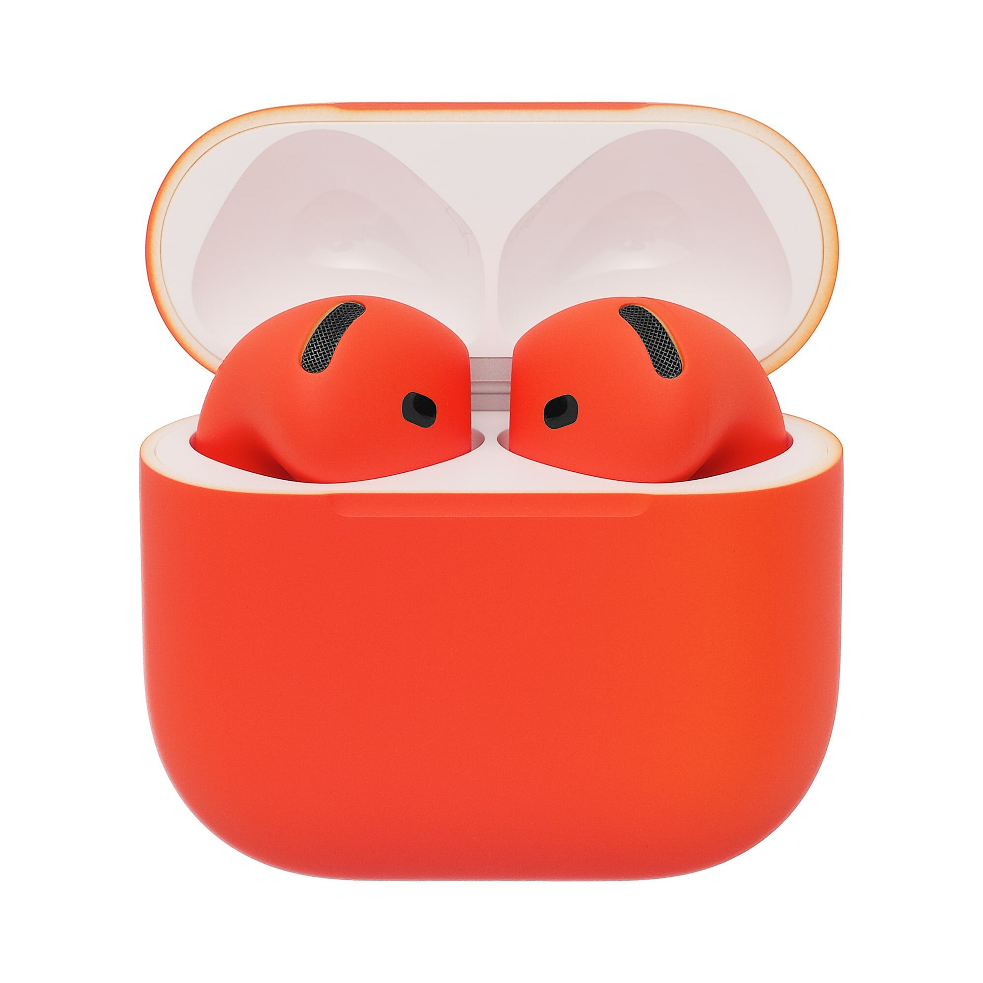 Беспроводные наушники Apple AirPods 4 (4-го поколения) USB‐C (Type-C) без активного шумоподавления custom, оранжевые