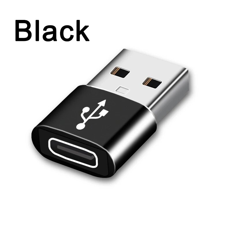 Переходник с USB на Type C USB 3,1 Тип C гнездовой разъем конвертер Стандартная зарядка передача данных для Macbook iphone