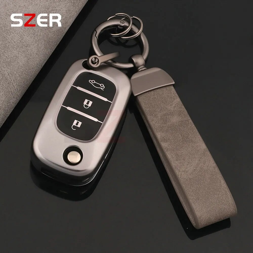Новый чехол для автомобильного ключа из ТПУ для LADA Vesta Granta XRay Kalina Priora Sedan Sport для Renault Fluence Clio Megane для Mercedes Grey Set 3