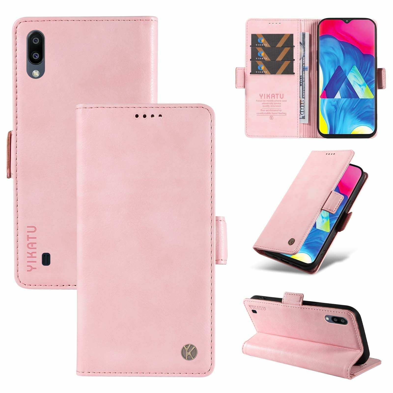 YIKATU Чехол Книжка Для Samsung Galaxy A10 / M10 / Samsung A10 / M10 / Самсунг А10 / М10 кошелек Флип Кожаный