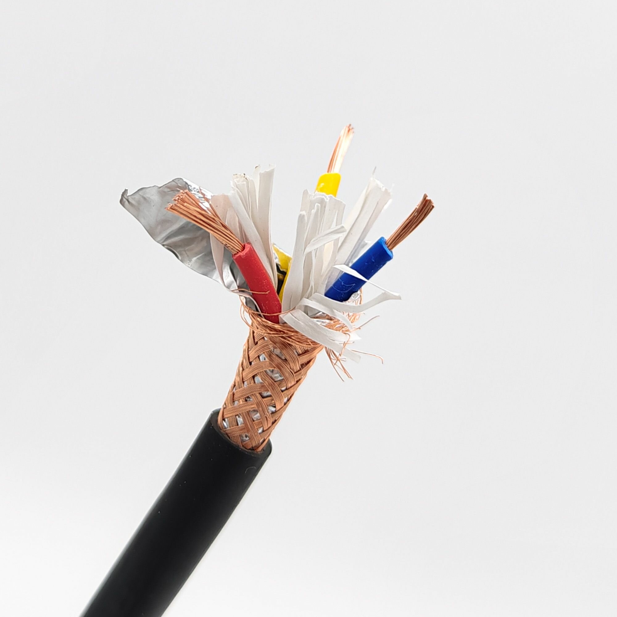 Кабель экранированный RVVP 3х0.75, Cu, ПВХ, 100 метров