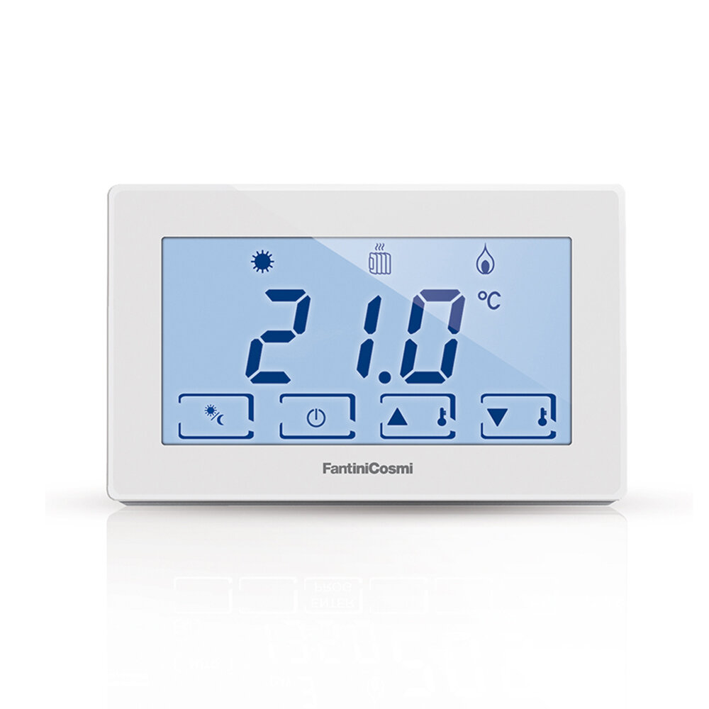 Термостат комнатный Fantini Cosmi CH120RF (230В, регулировка 2-40°C)