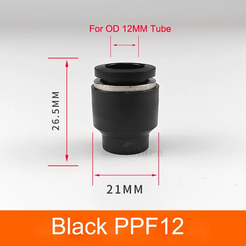 Заглушка пневматическая Black PPF12, 5 шт.