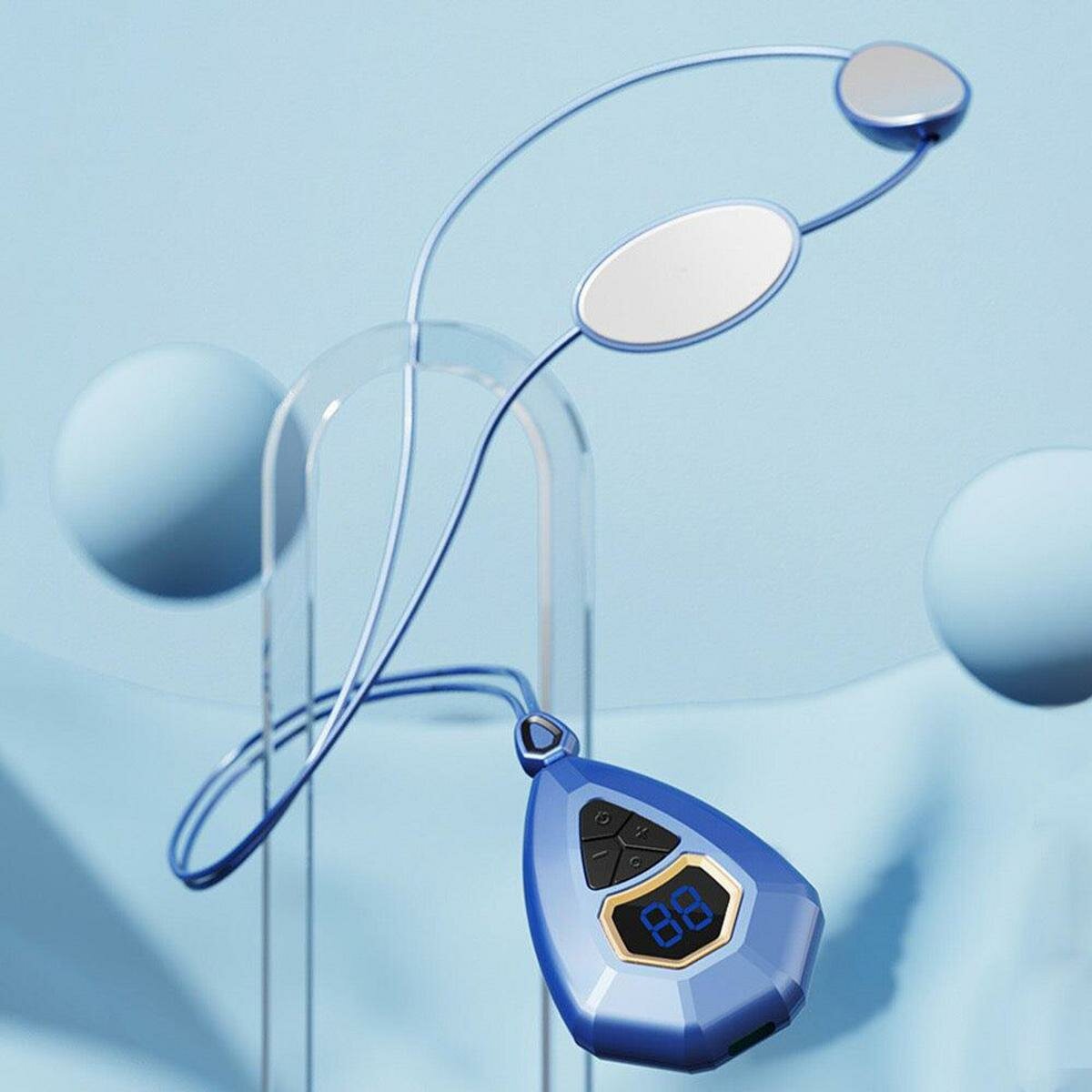 Умный массажер для шеи с электроимпульсным подогревом, шейно-шейный массажер, массаж позвоночника, защита для глубоких тканей шеи, обезболивающий и оздоровительный инструмент (100% оригинальный продукт)