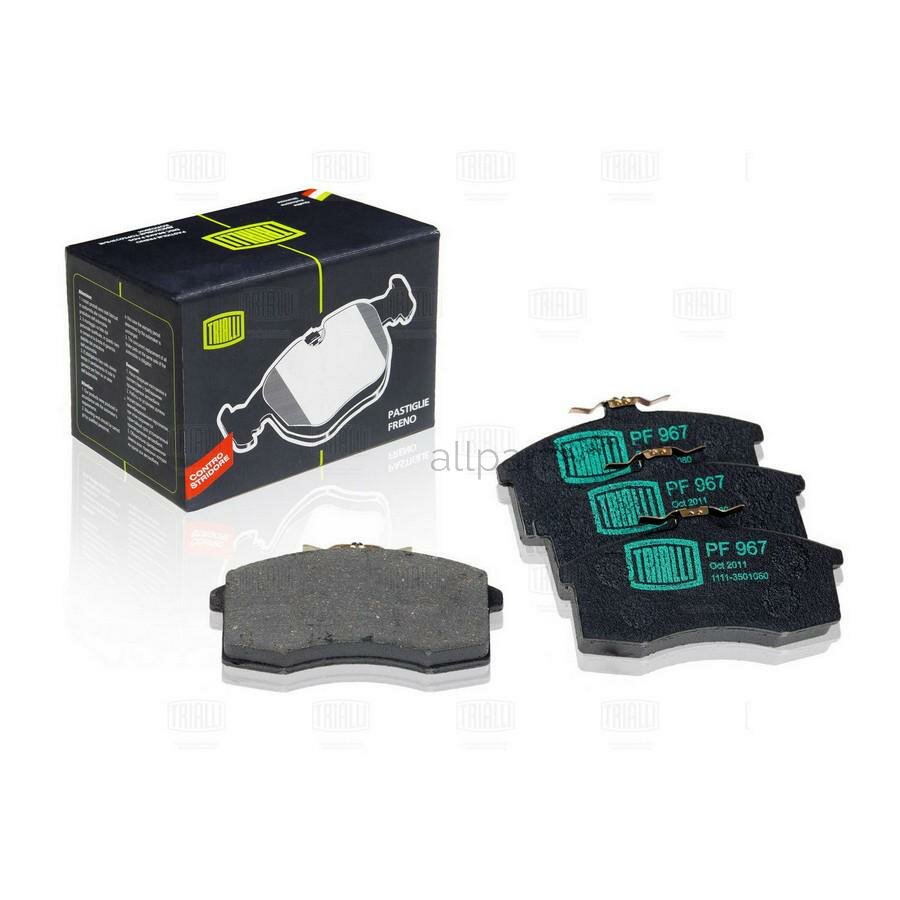 TRIALLI PF967 Колодки тормозные передние для а/м Лада 1111 (PF 967)