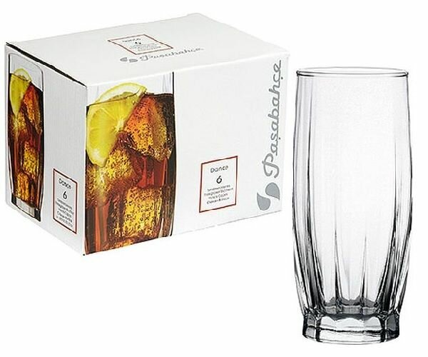 Набор стаканов Pasabahce "Dance", для коктейлей, стекло, 320мл, 6шт