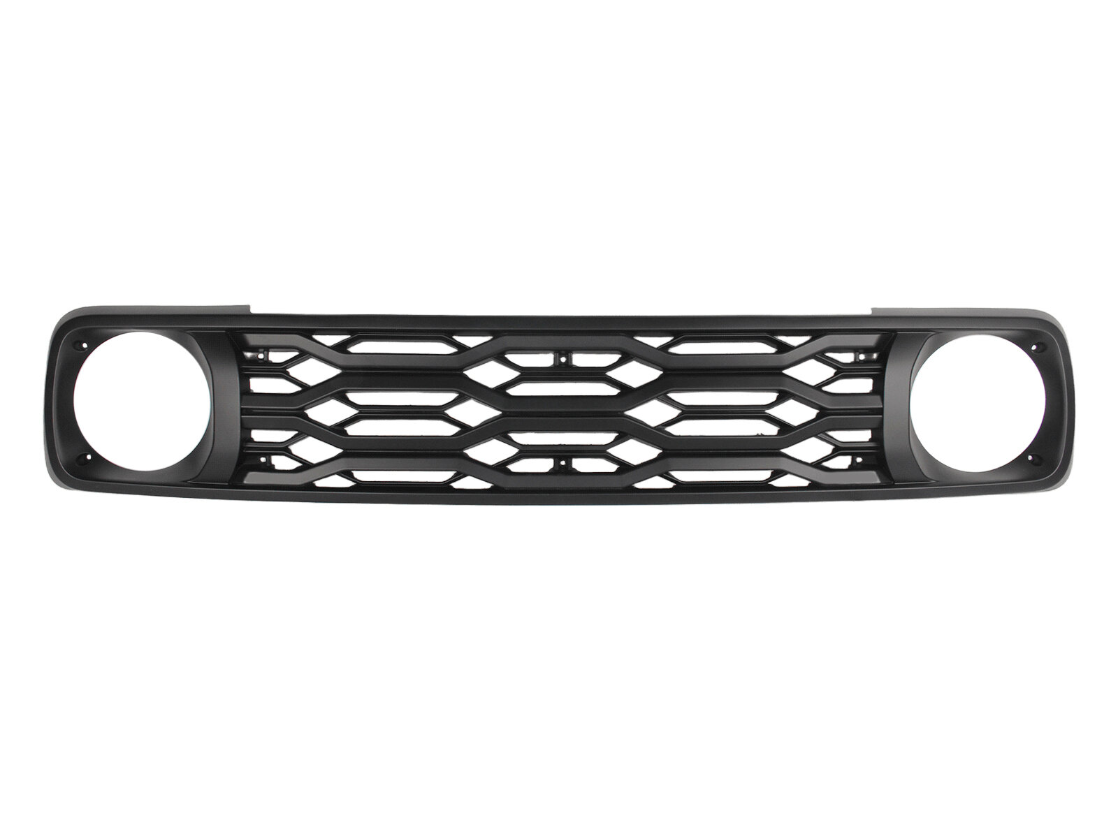 Облицовка радиатора ВАЗ-21213-214 раптор чёрная (с крепежом)