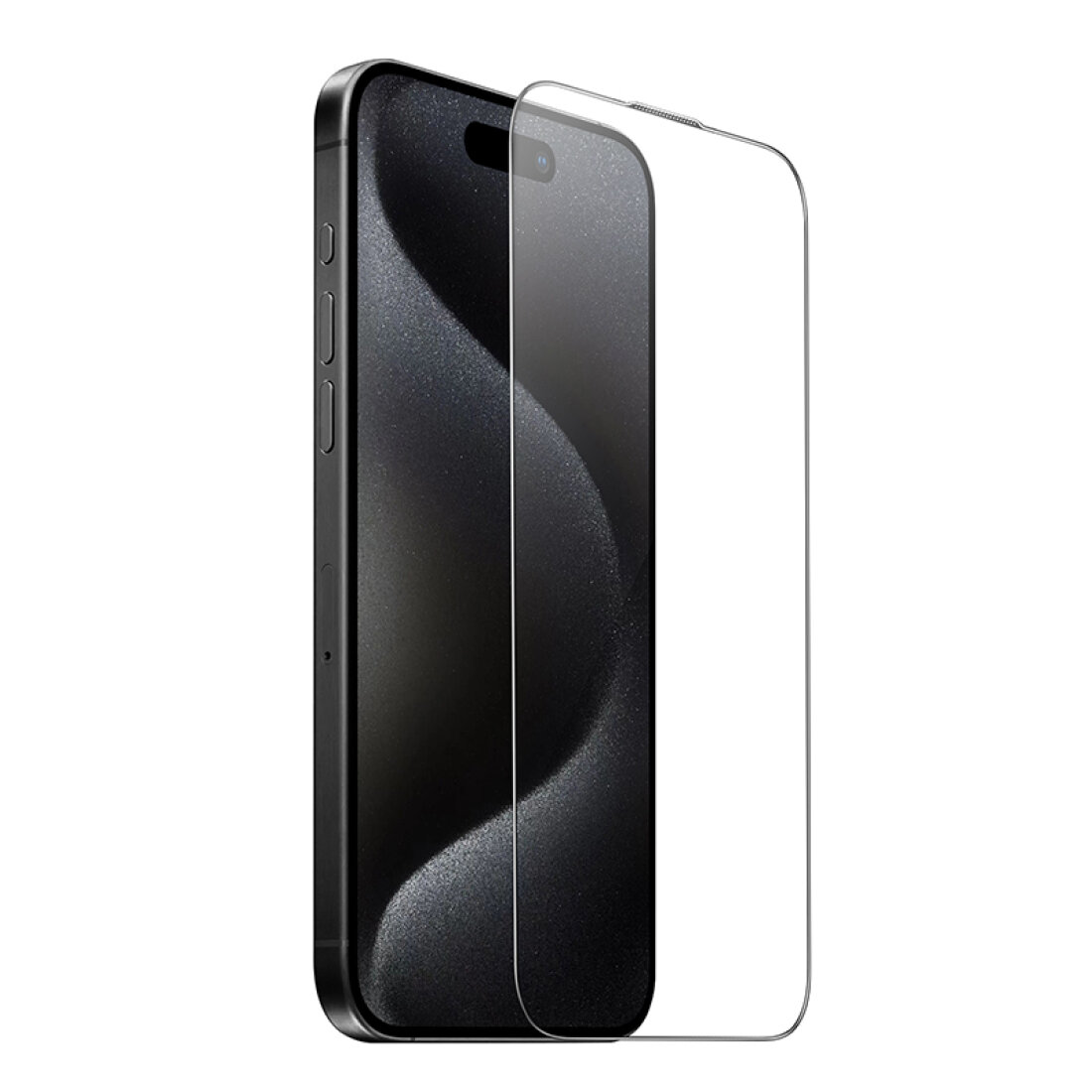 Защитное стекло для iPhone 16 Pro/17, A34, HOCO, 9D large arc dustproof glass, черное