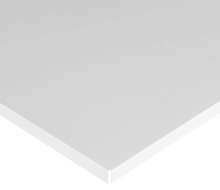 Гранд лайн кассета 595х595мм белая (20шт) (7,2 кв. м.) кромка Боард