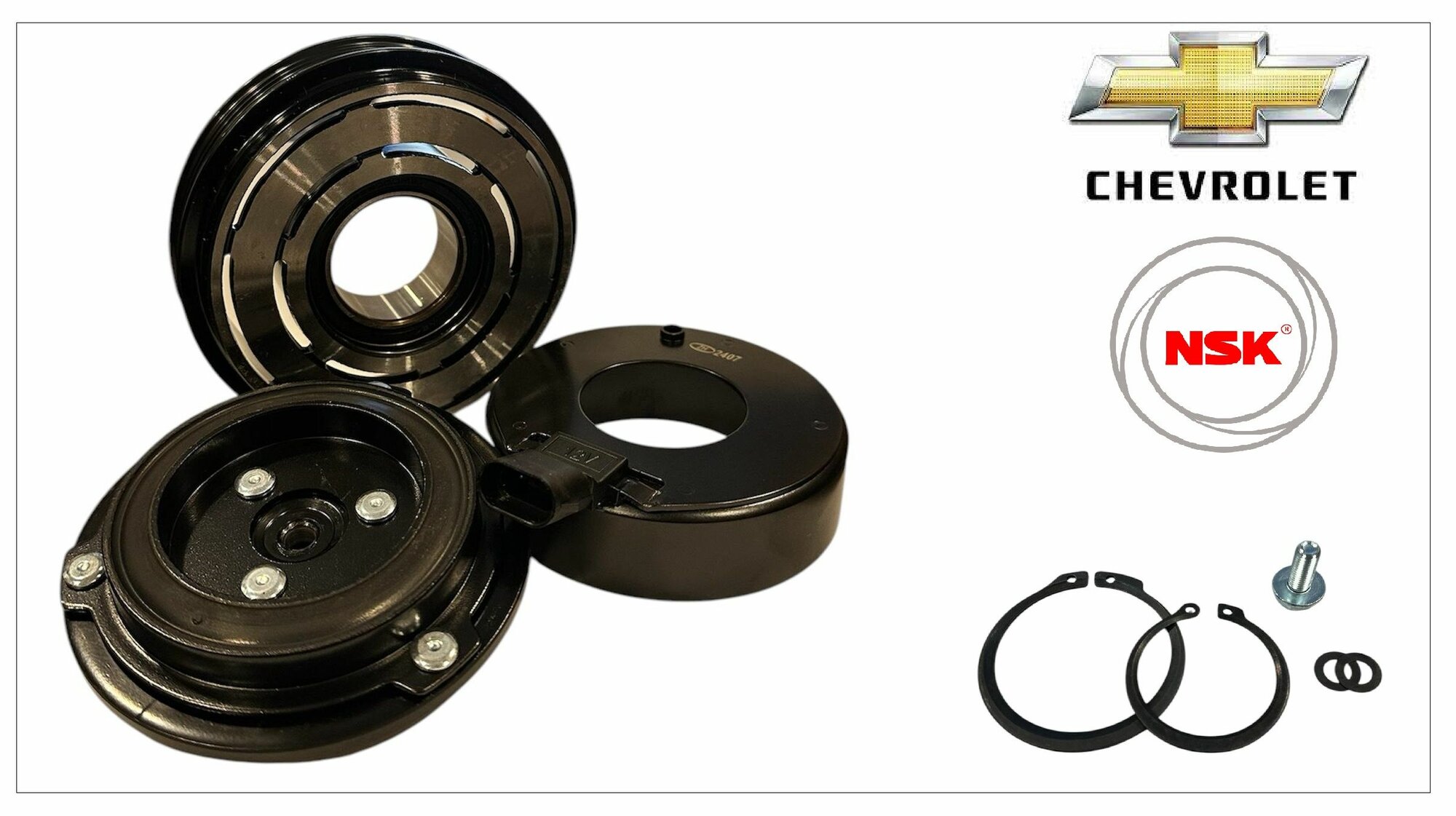 Муфта компрессора кондиционера NSK Japan Chevrolet Spark 3 Ravon R2