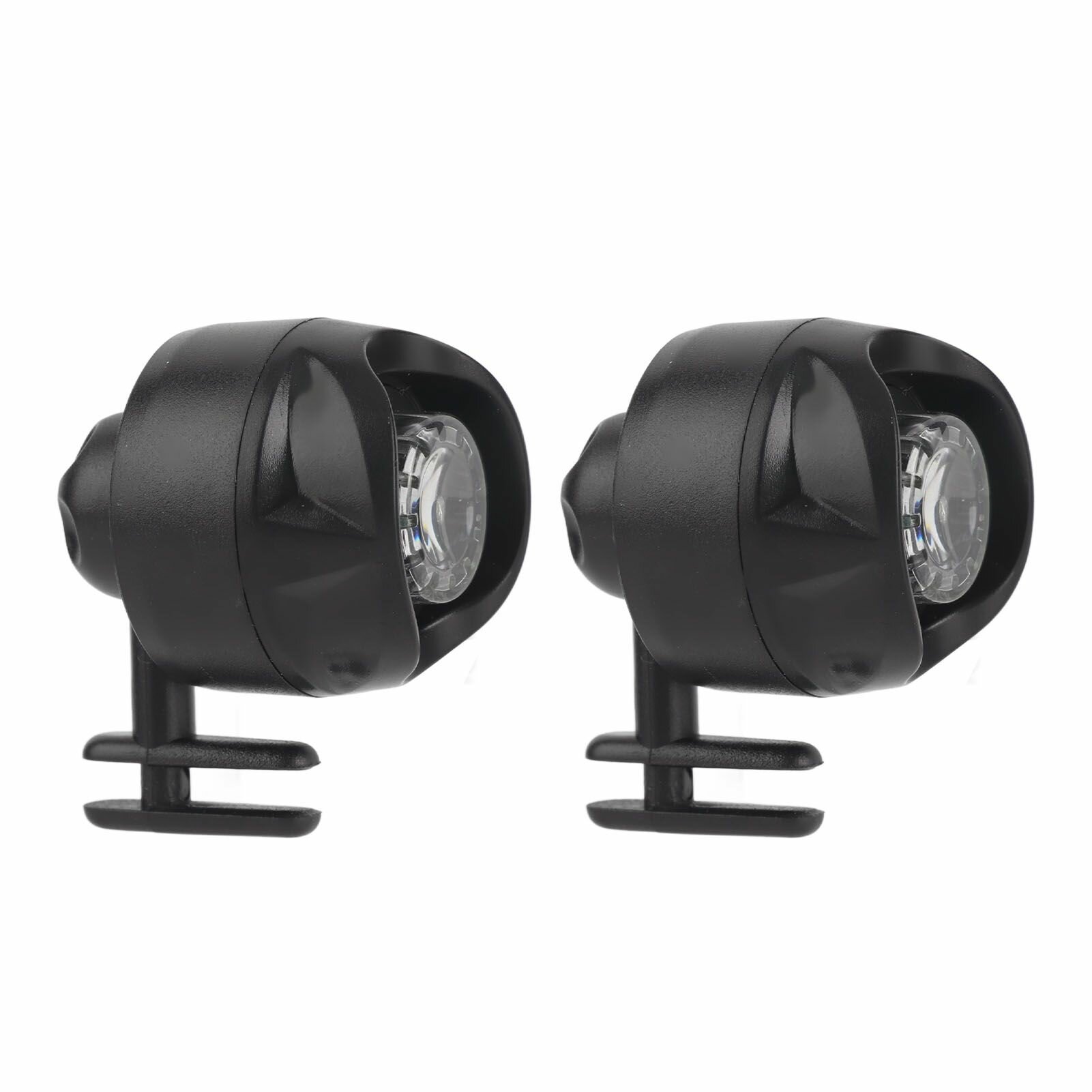 2 шт, мини-фары для обуви, уличная спортивная лампа для обуви для пеших прогулок, кемпинга, встроенная кнопка, аккумулятор, черный