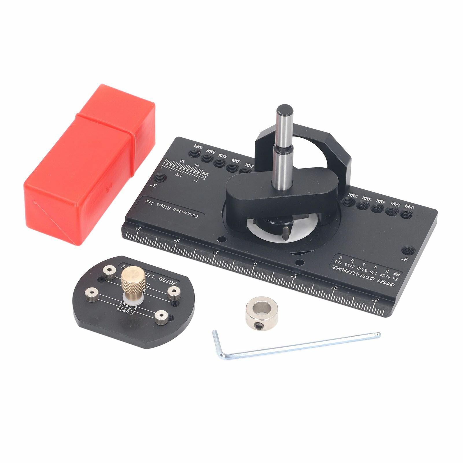 Комплект зажимов 35 мм для скрытых петель с регулируемой глубиной сверления