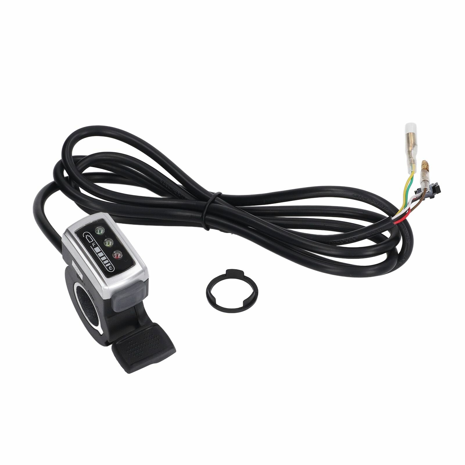 106DX Дроссельная заслонка для электрического велосипеда, скутера с переключателем состояния батареи, Ручка акселератора дроссельной заслонки для пальца 36 В