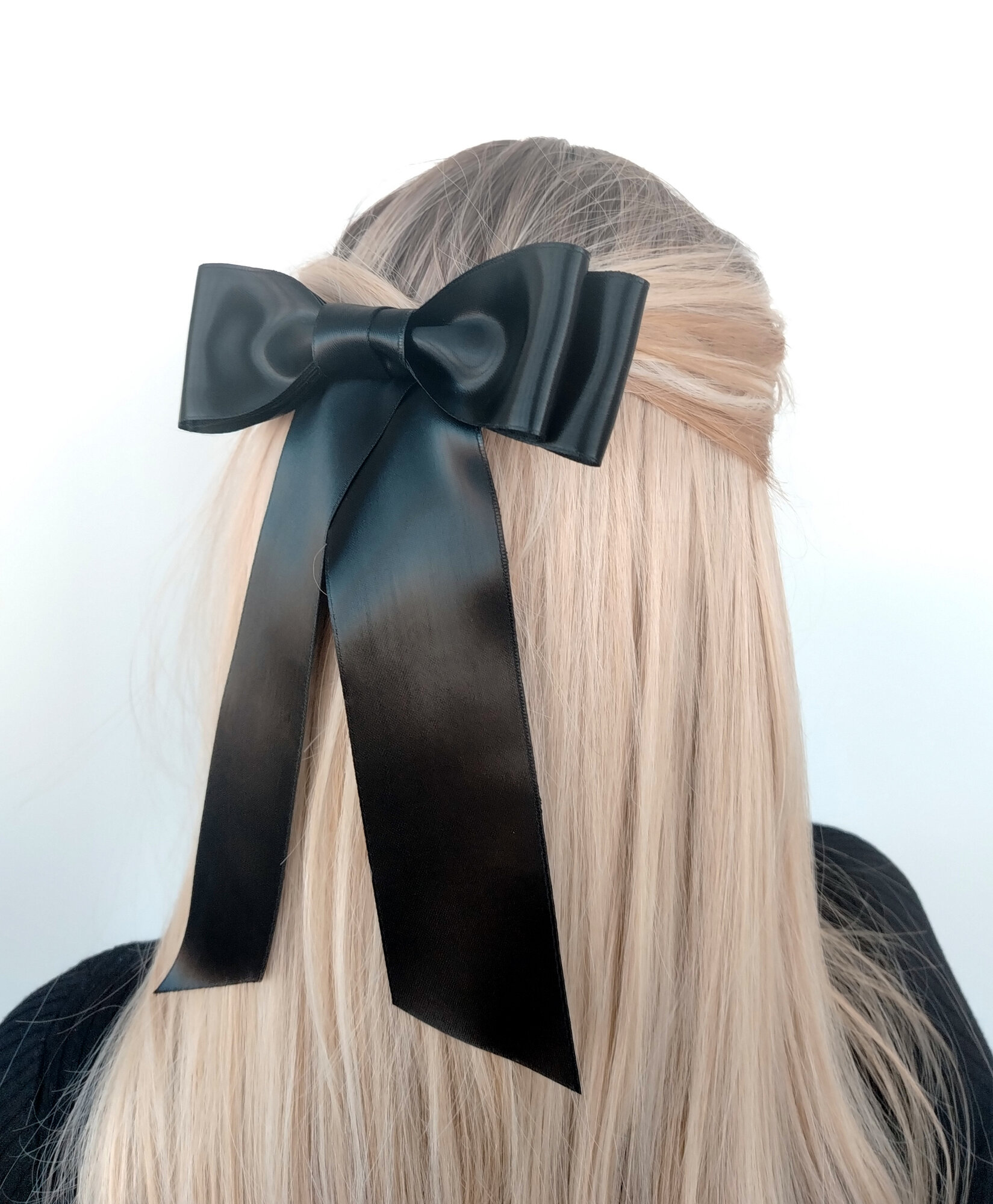 Бант-заколка Decarre, для торжественных причёсок, из итальянского шелка на заколке-автомат