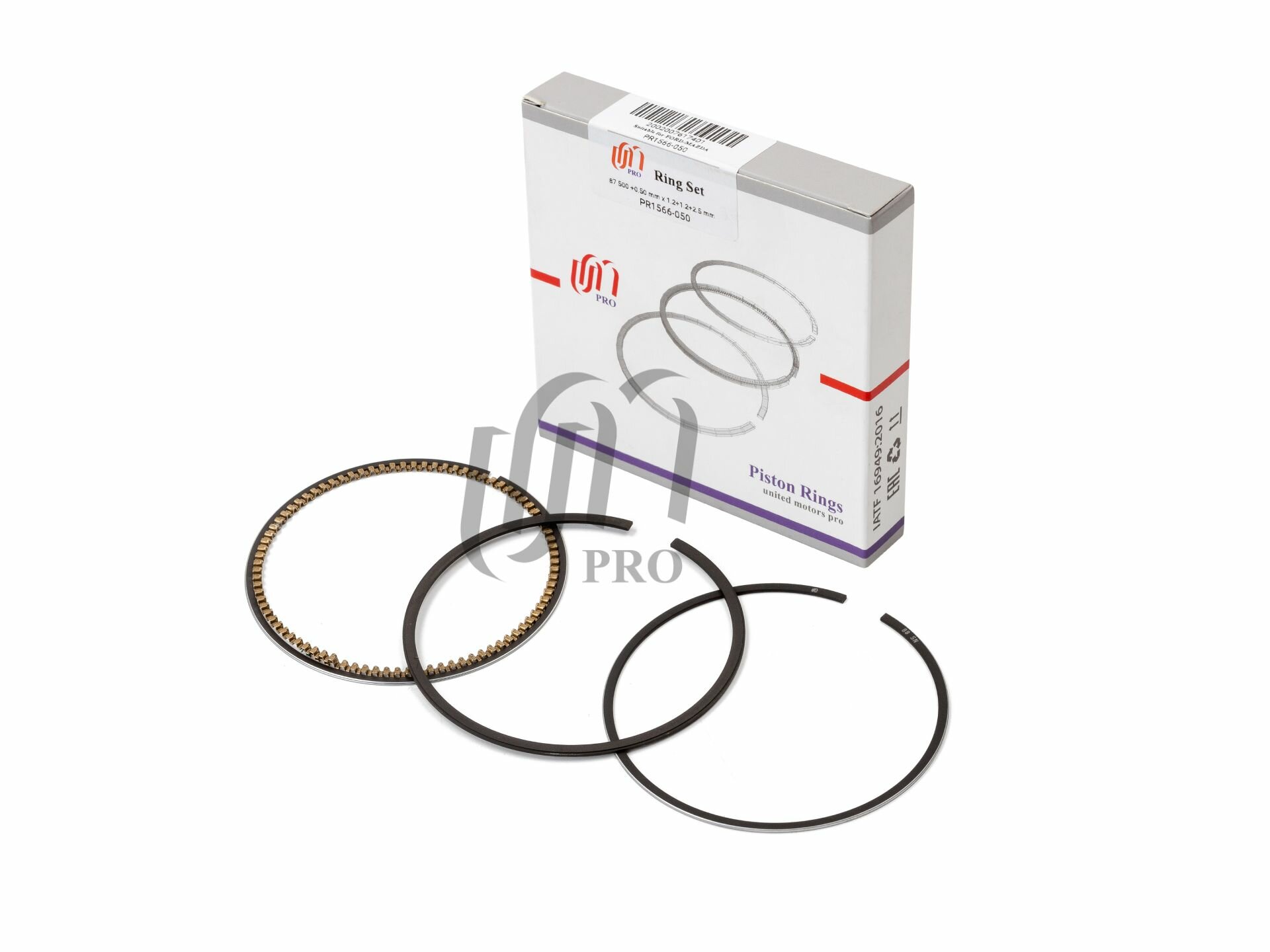 Кольца поршневые 0.50 Ford Mazda Duratec 2.0 2.3 d87.5+0.50 на 1 цил. UM