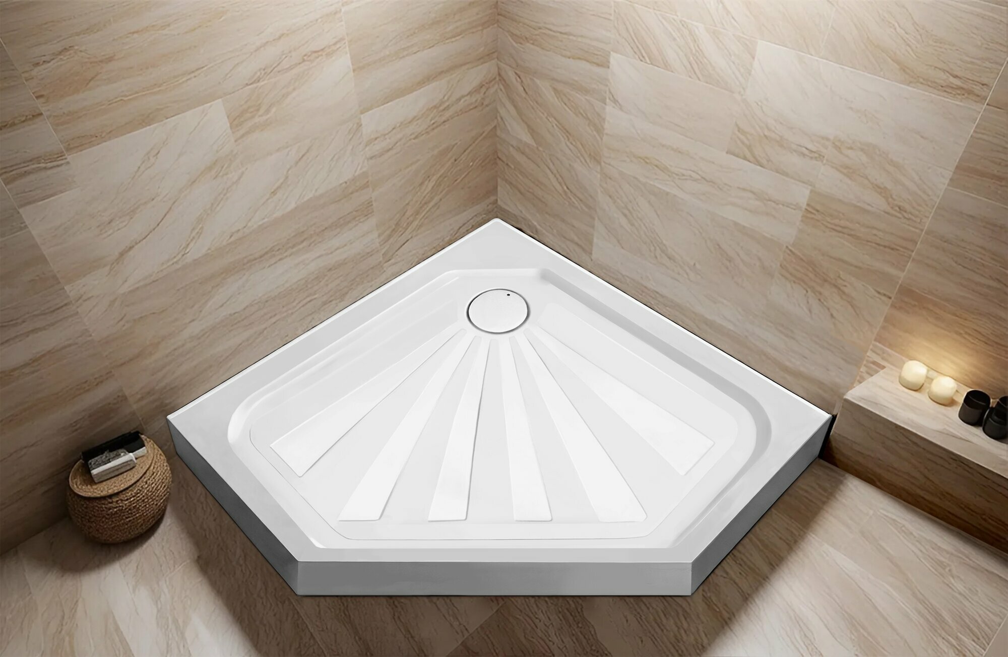 Поддон P91 Ceruttispa пентагональный (90х90х12)