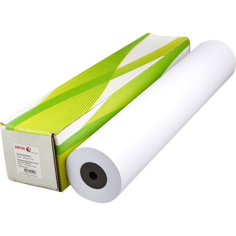 Бумага широкоформатная Xerox Architect, 75 г, 914 мм, 175 м, 76 мм (450L90243)