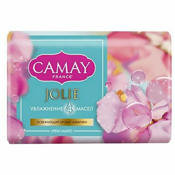 Мыло туалетное CAMAY "Jolie", твердое, 85 г