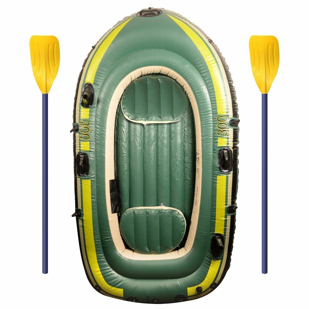 Лодка надувная Мультидом предназначена для туризма, гребная, 230х130 см (VL84-237)