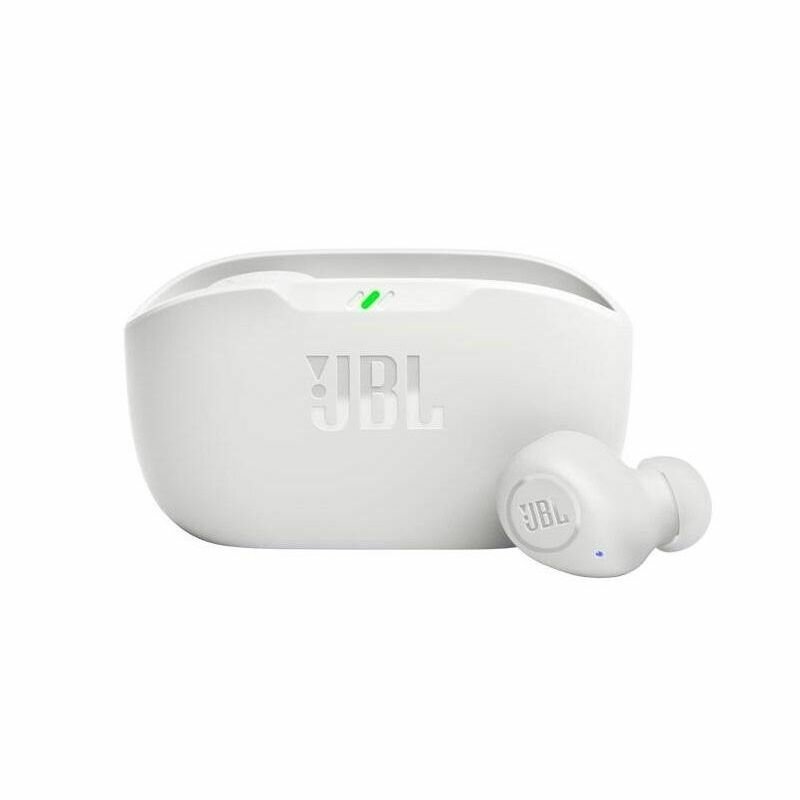 Наушники JBL "Wave Buds", белые, внутриканальные (JBLWBUDSWHT)