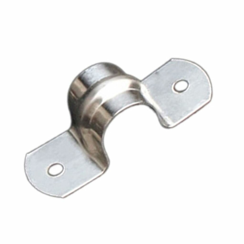 Хомут для труб с двумя отверстиями