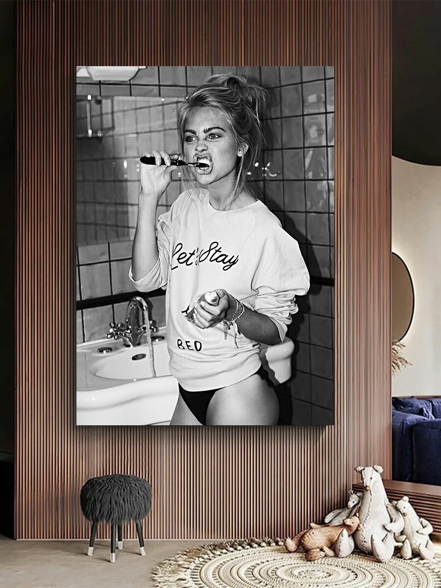 Голые девушки постер, эротические картины в спальню, из коллекции "Девушки 18+", 60х80 см.