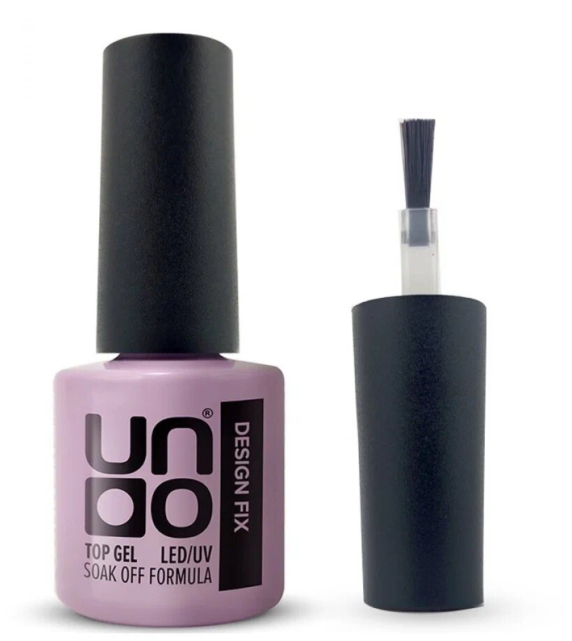 Верхнее покрытие для гель-лака "UNO" Design Fix Top, с липким слоем, 8 г