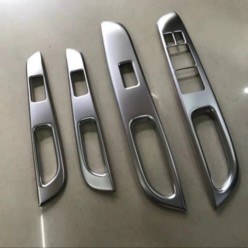 RHD для Nissan Note E12 2014-2019, автомобильные стекла для межкомнатных дверей, стеклоподъемников, кнопки управления переключателем, крышка, отделка, стикер, аксессуары ABS matte