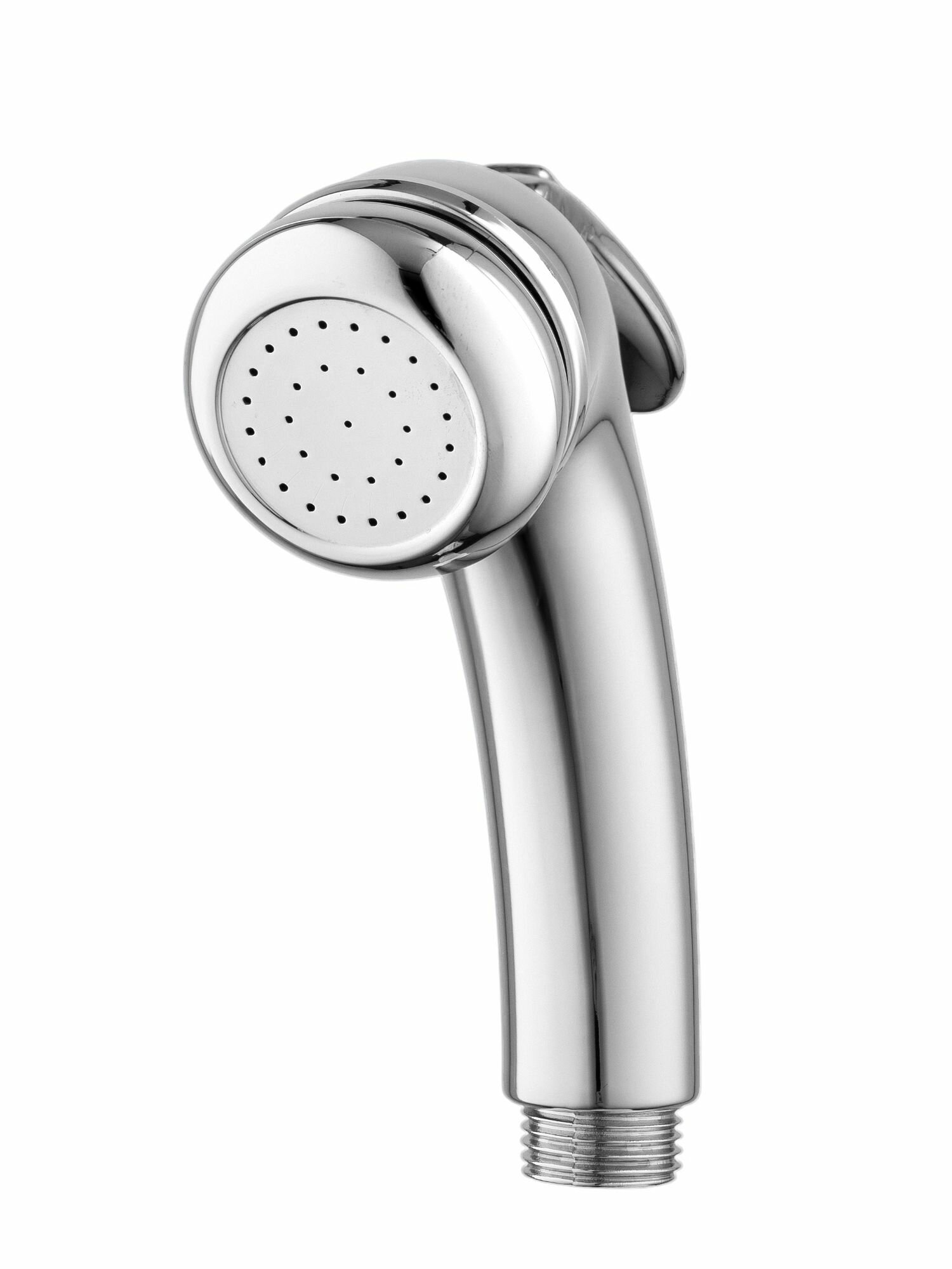 Лейка гигиеническая на биде широкого диаметра распрыскивания, хромированная