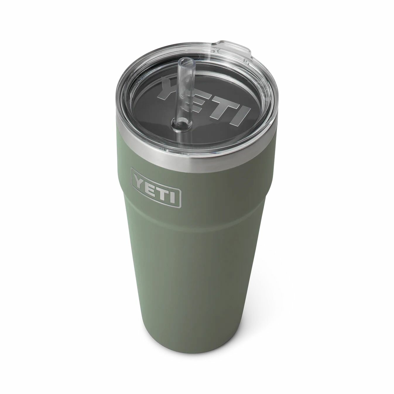 YETI термокружка с трубочкой Rambler (Camp Green) 769мл