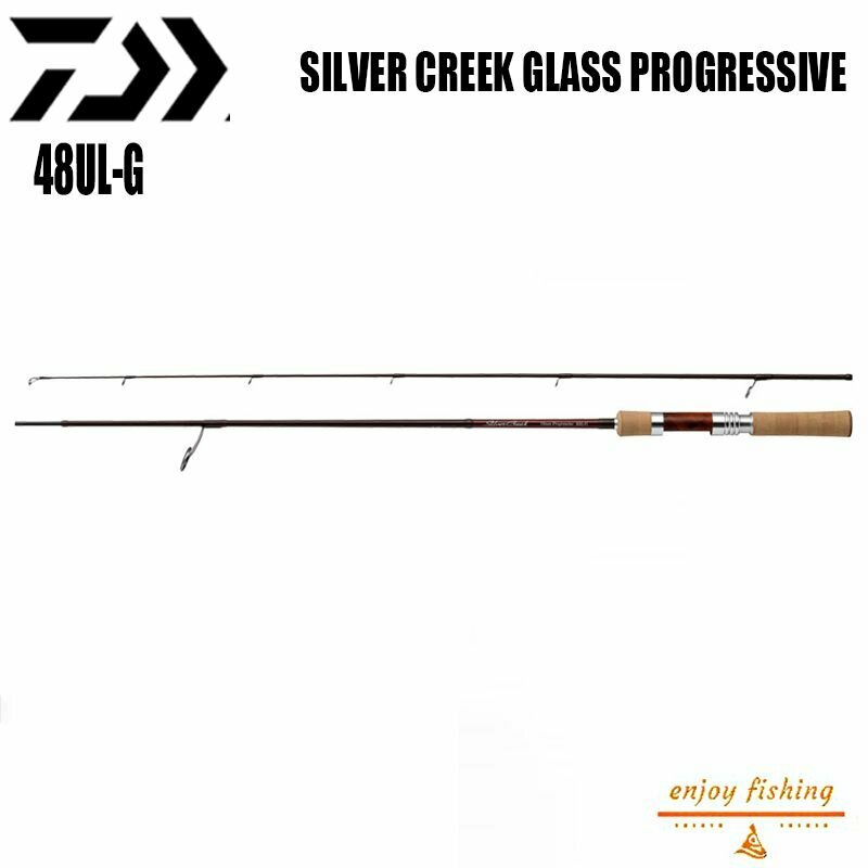 DAIWA SILVER CREEK GLASS PROGRESSIVE 48UL-G Пресноводная морская вода Удочка для ловли рыбы