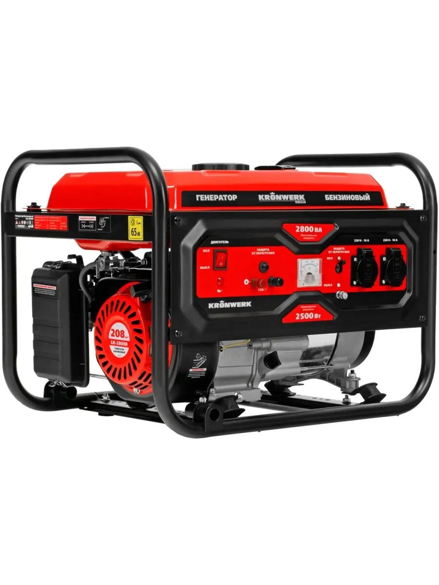 Генератор бензиновый LK-2800R, 2.8 кВт, 230В KRONWERK 94521