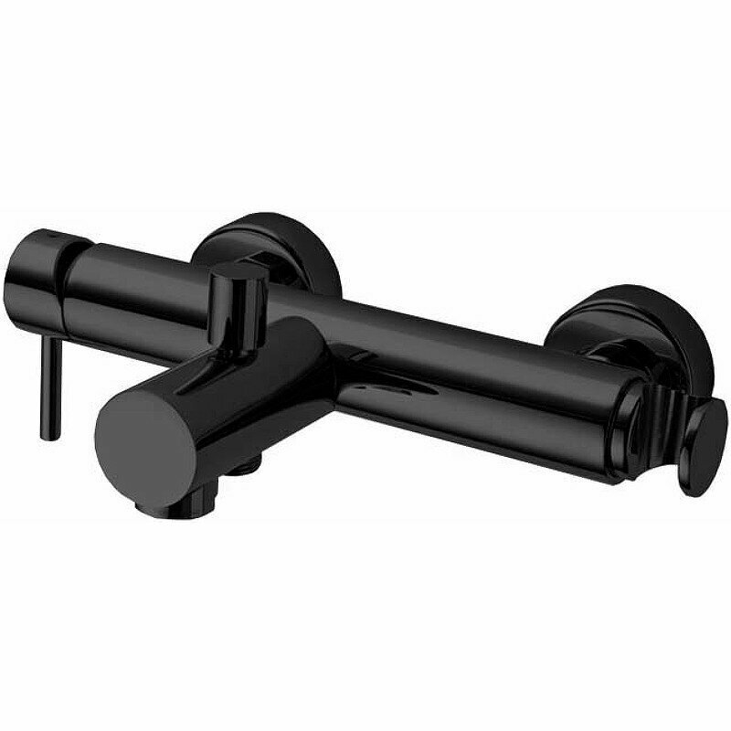 Смеситель для ванны Bossini Oki Z005101.073 Черный матовый латунь на стену