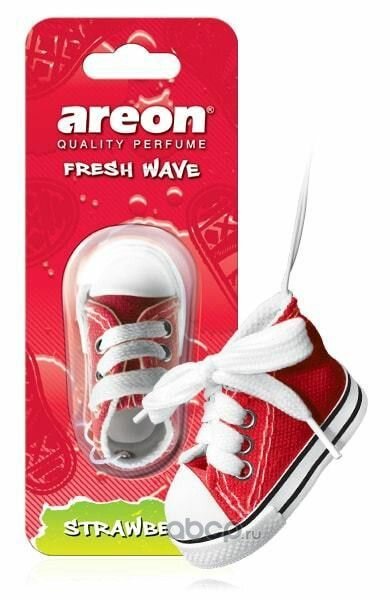 Ароматизатор для авто и дома ботинок AREON Fresh Wave Клубника 704-KED-905