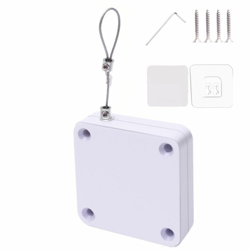 Дверной доводчик на шнурке с усилием натяжения 1000-белый