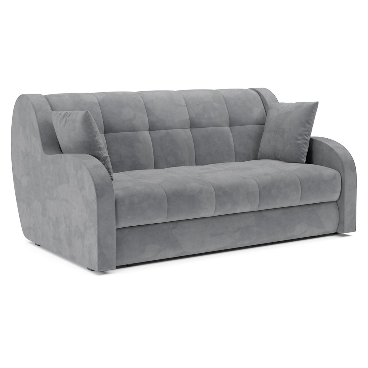 Диван Сток Диванов Герцог Grey серый 165 см, механизм аккордеон на металлокаркасе