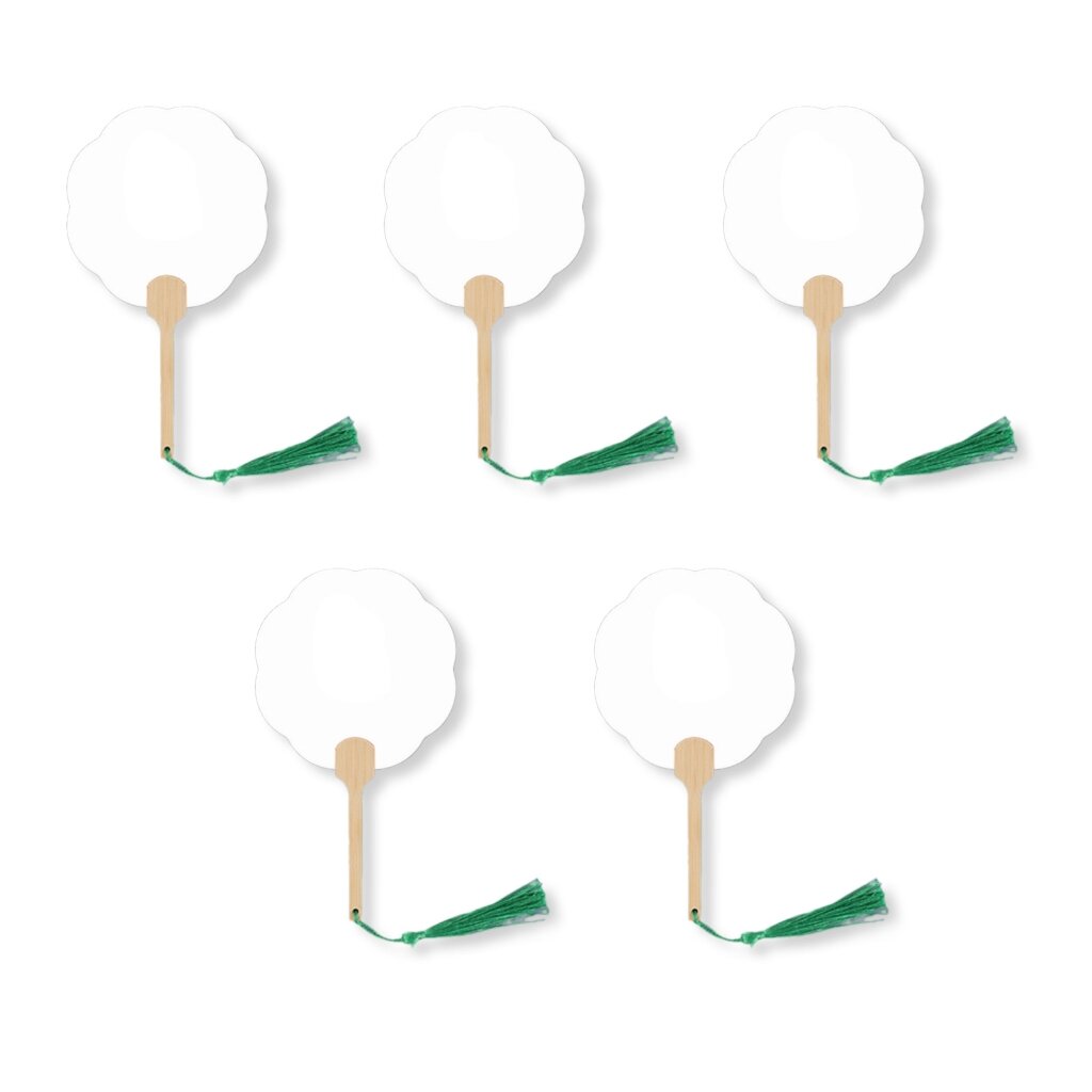 Пустой Веер из рисовой бумаги Круглый Веер Бумажный Ручной Веер Свадебный Веер Веер для декоративной росписи Пустой Веер для детей