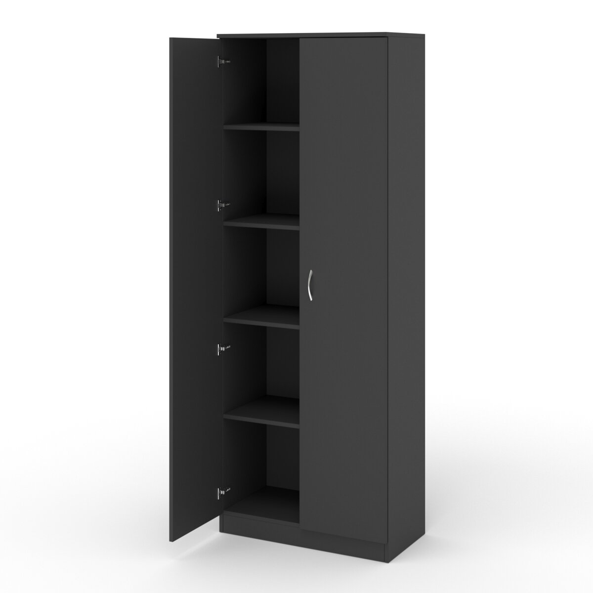 Шкаф офисный закрытый Ш-41, Черный. Производитель товара - компания Westcom.