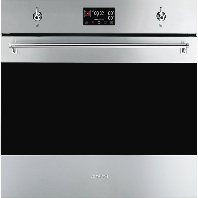 Духовой шкаф SMEG Classico SOP6302S2PX, серебристый/хром