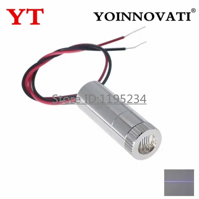 YOINNOVATI 405нм синий-фиолетовый лазерный модуль 10МВт line