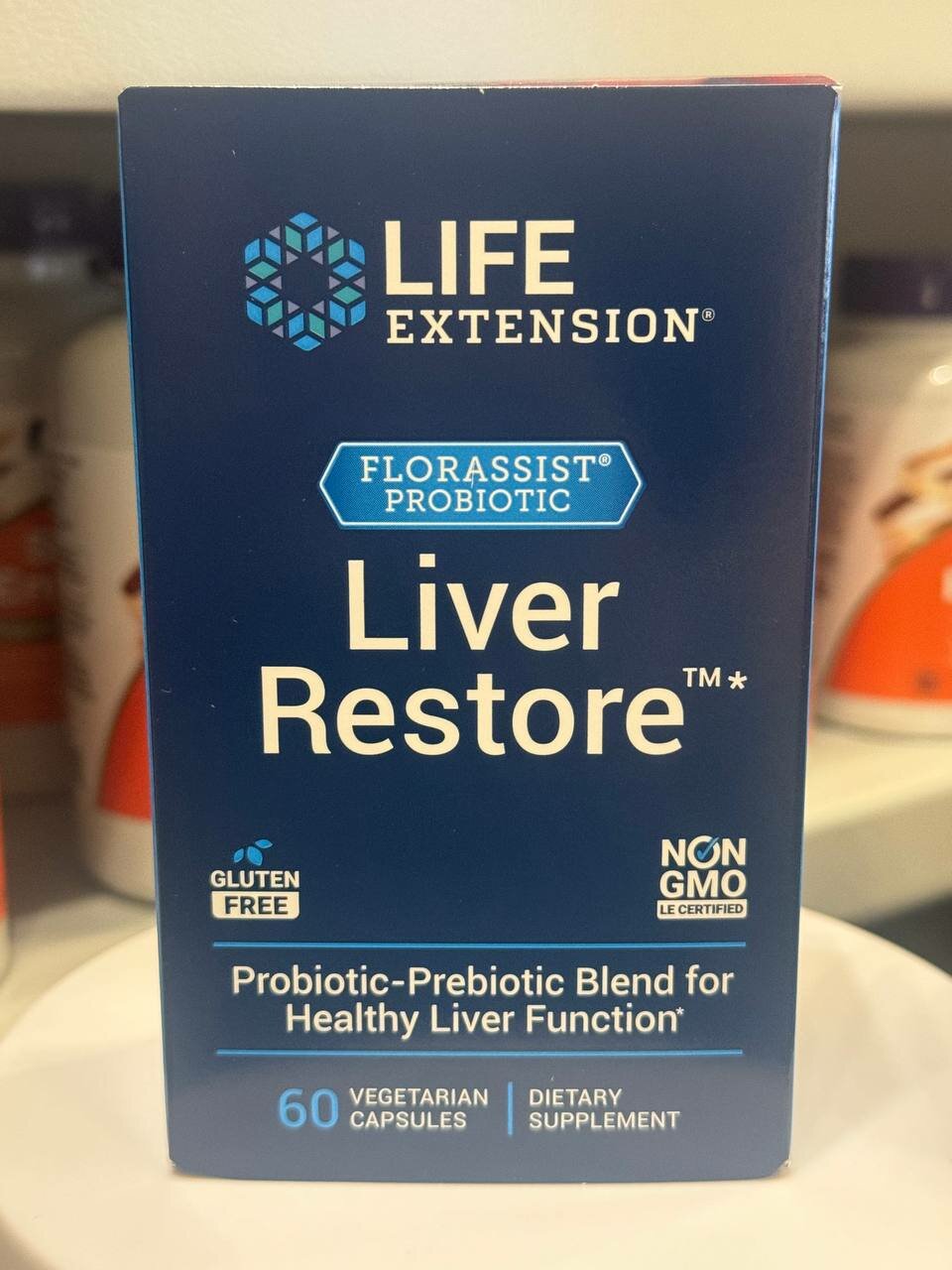 Life Extension FLORASSIST Prebiotic and Probiotic Liver Restore - Защита печени, 60 капсул